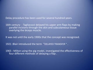 Basic Principles Of Local Flap In Plastic Surgery | PPTX