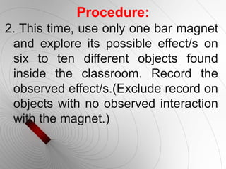 BASIC PRINCIPLES OF MAGNETISM basic principles of electricity and ...