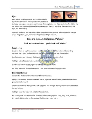Basic principlesofmakeupworkbook1 | PDF