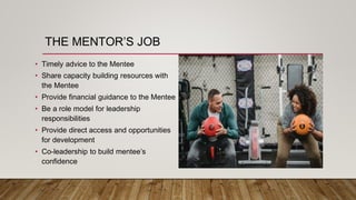 Basic principles of mentoring | PDF
