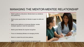 Basic principles of mentoring | PDF