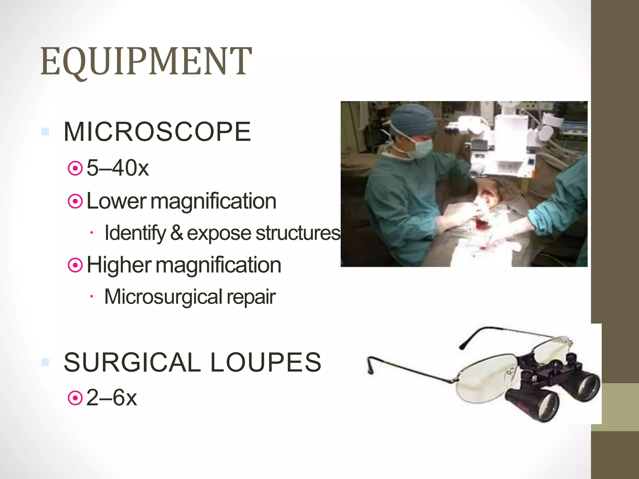 Basic principles of microsurgery | PPTX
