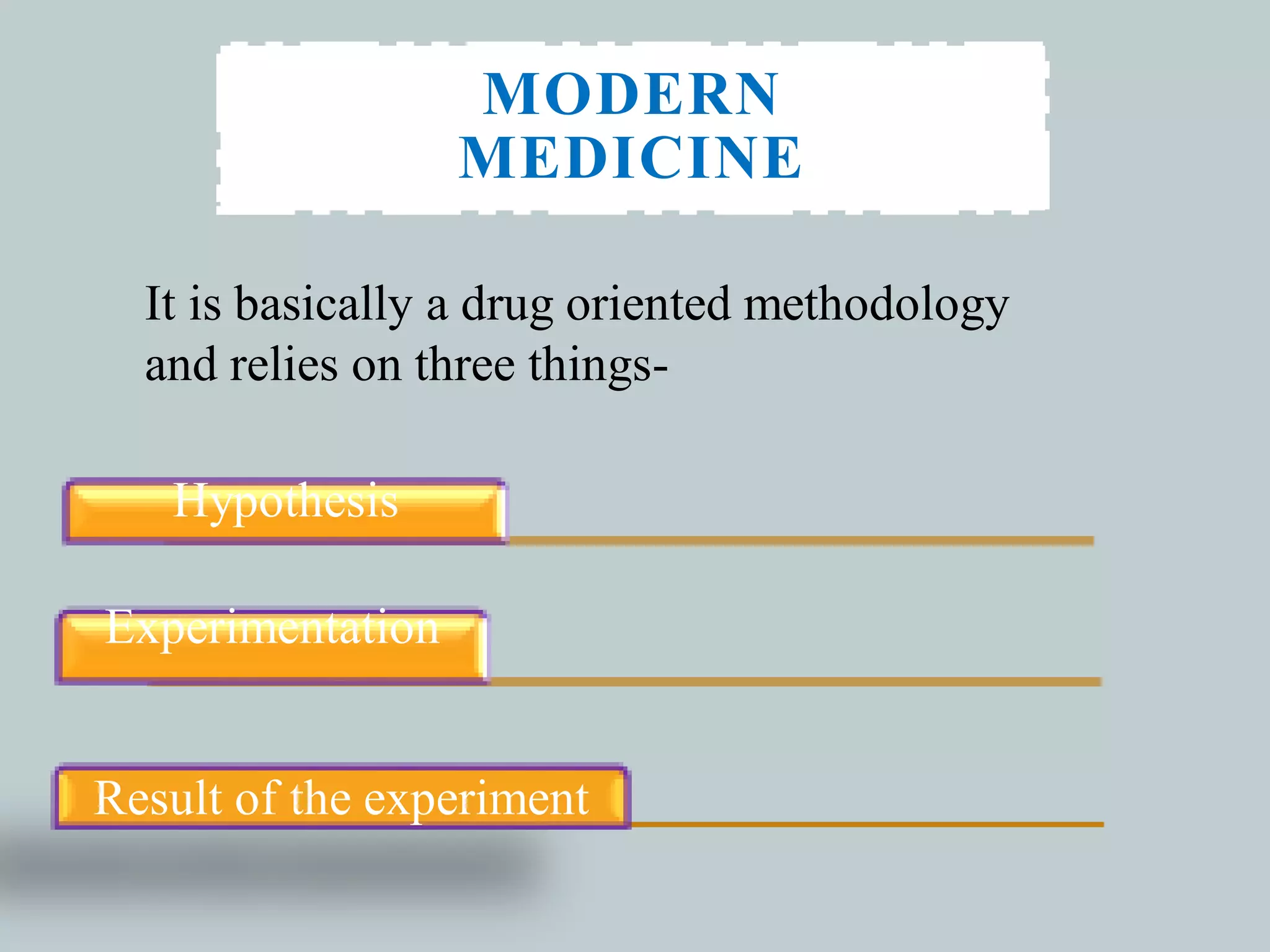 Basic principles of modern medicine | PPTX