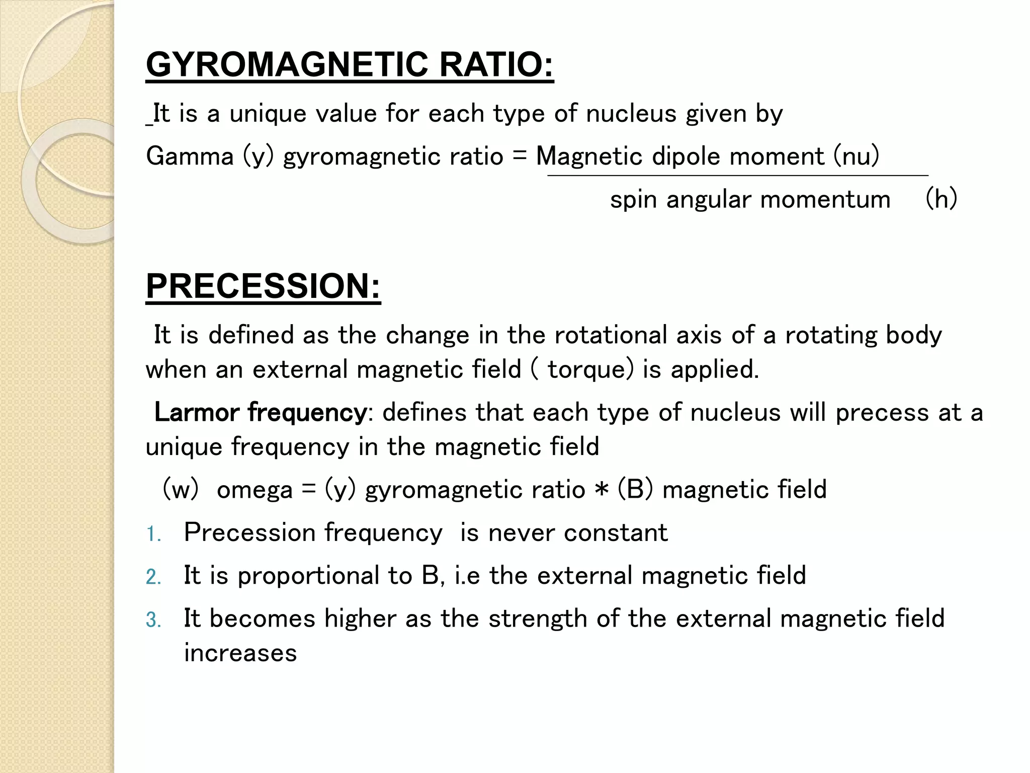 Basic principles of mri | PPTX