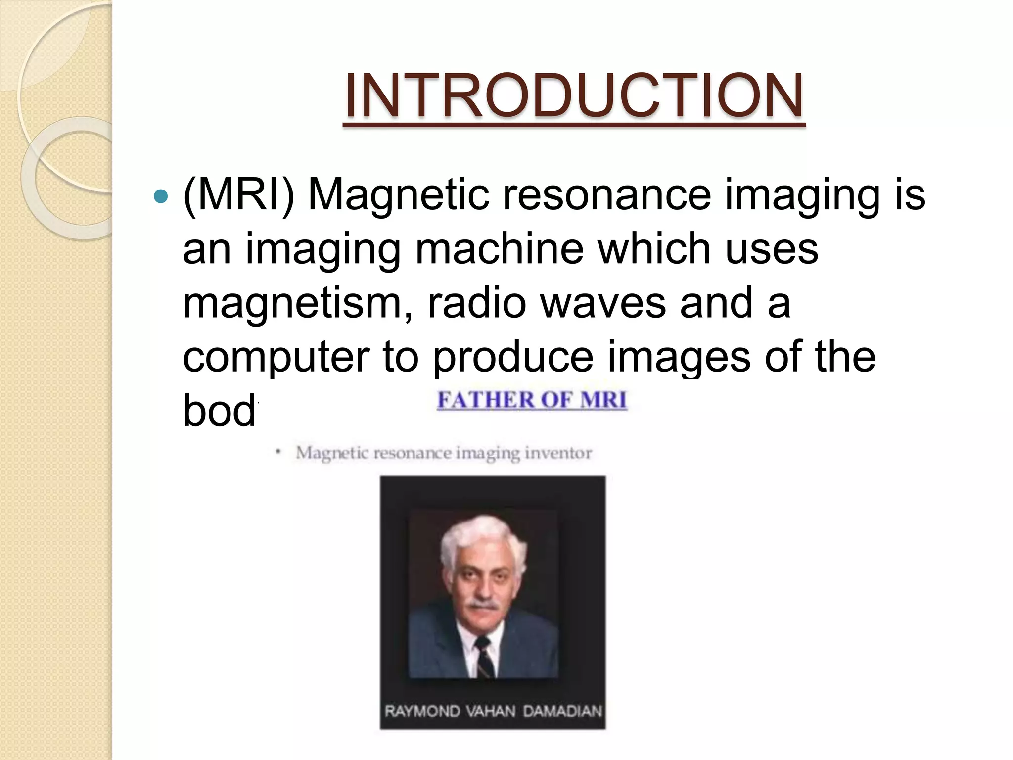 Basic principles of mri | PPTX