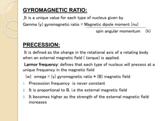 Basic principles of mri | PPTX