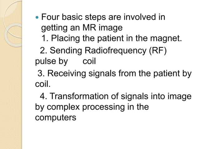 Basic principles of mri | PPT