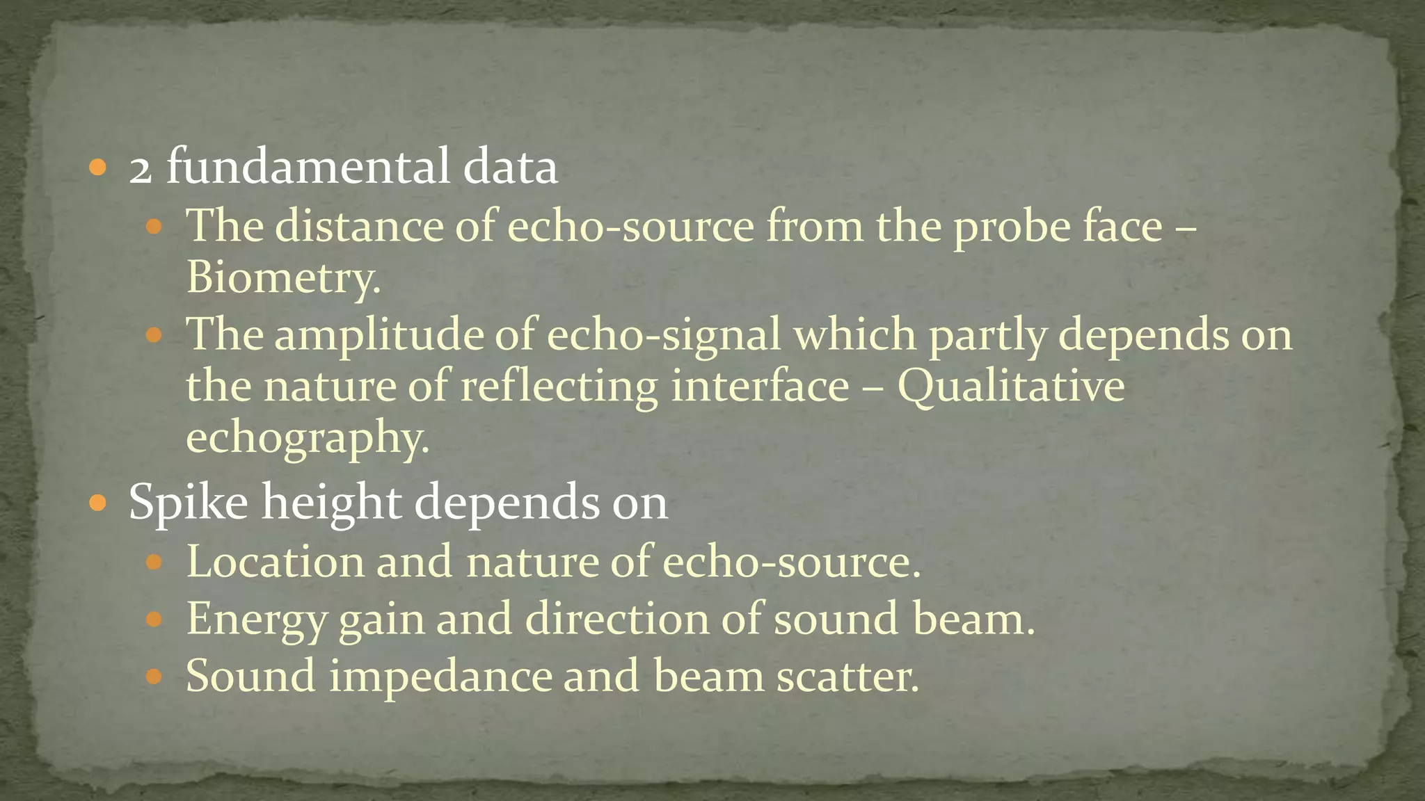 Basic principles of ocular ultrasonography | PPTX