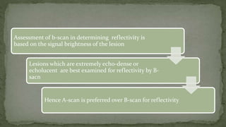 Basic principles of ocular ultrasonography | PPTX