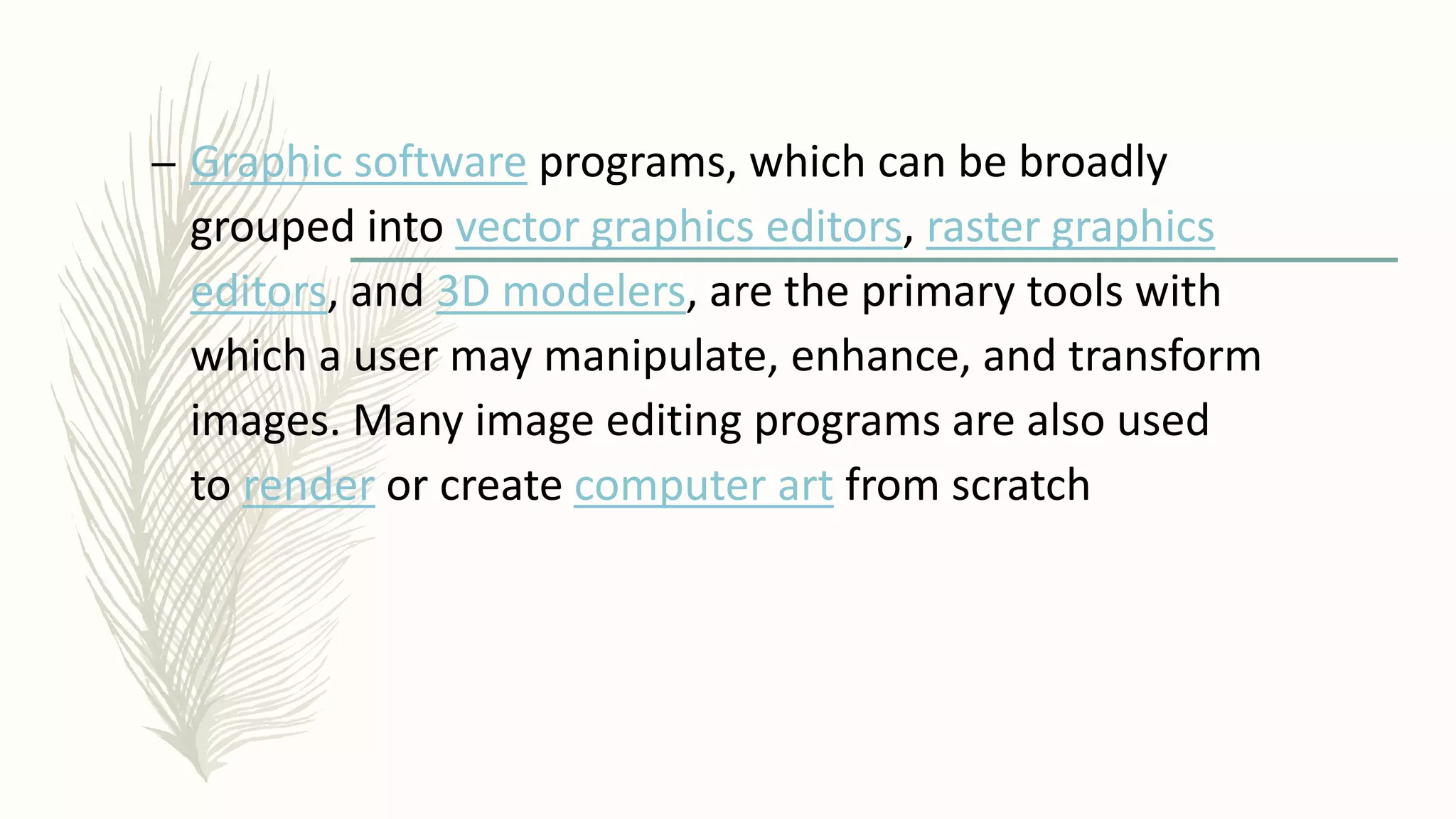 Basic principles of photo editing | PPTX