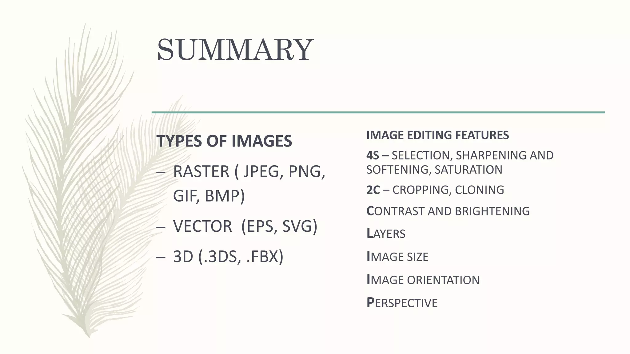 Basic principles of photo editing | PPTX