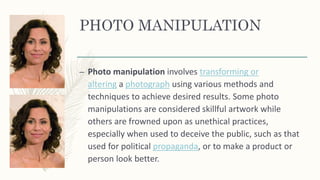 Basic principles of photo editing | PPTX
