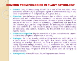Basic Principles of Plant Pathology; Entomology & Nematology in Plant ...