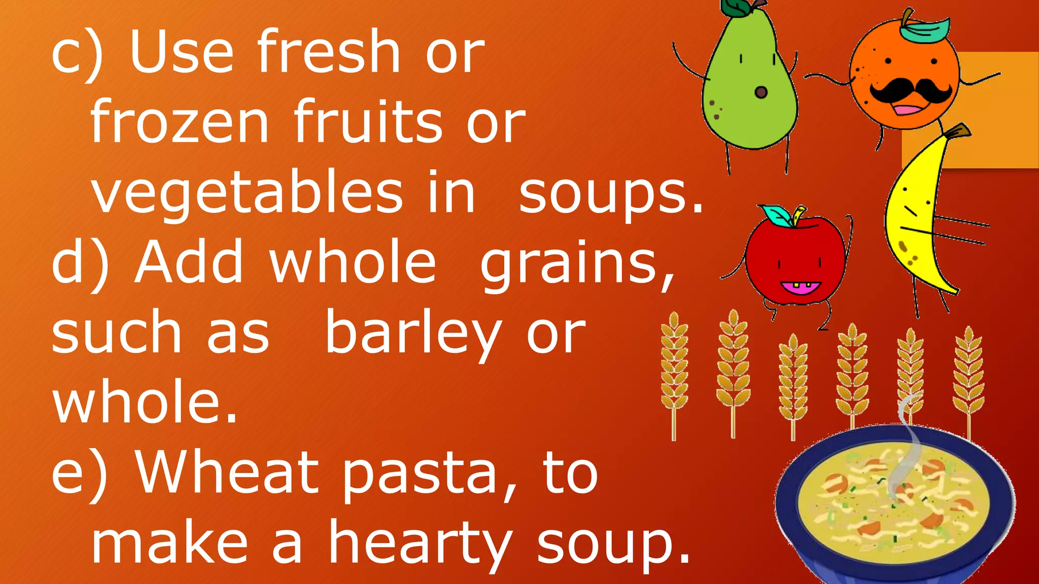 Basic principles of preparing soups | PPTX