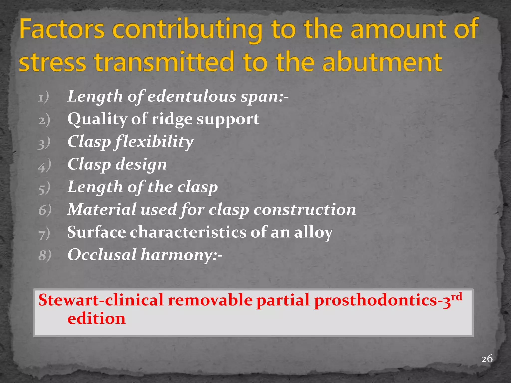 Basic principles of removable partial denture design copy | PPTX