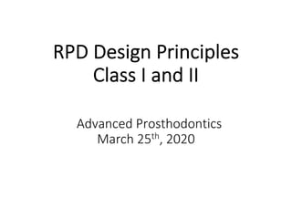 Basic Principles of RPD design I & II.pdf