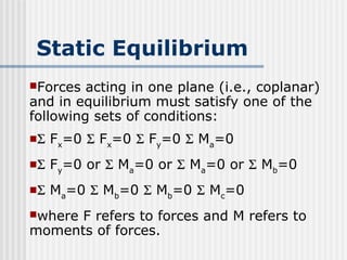 Basic Principles of Statics | PPT