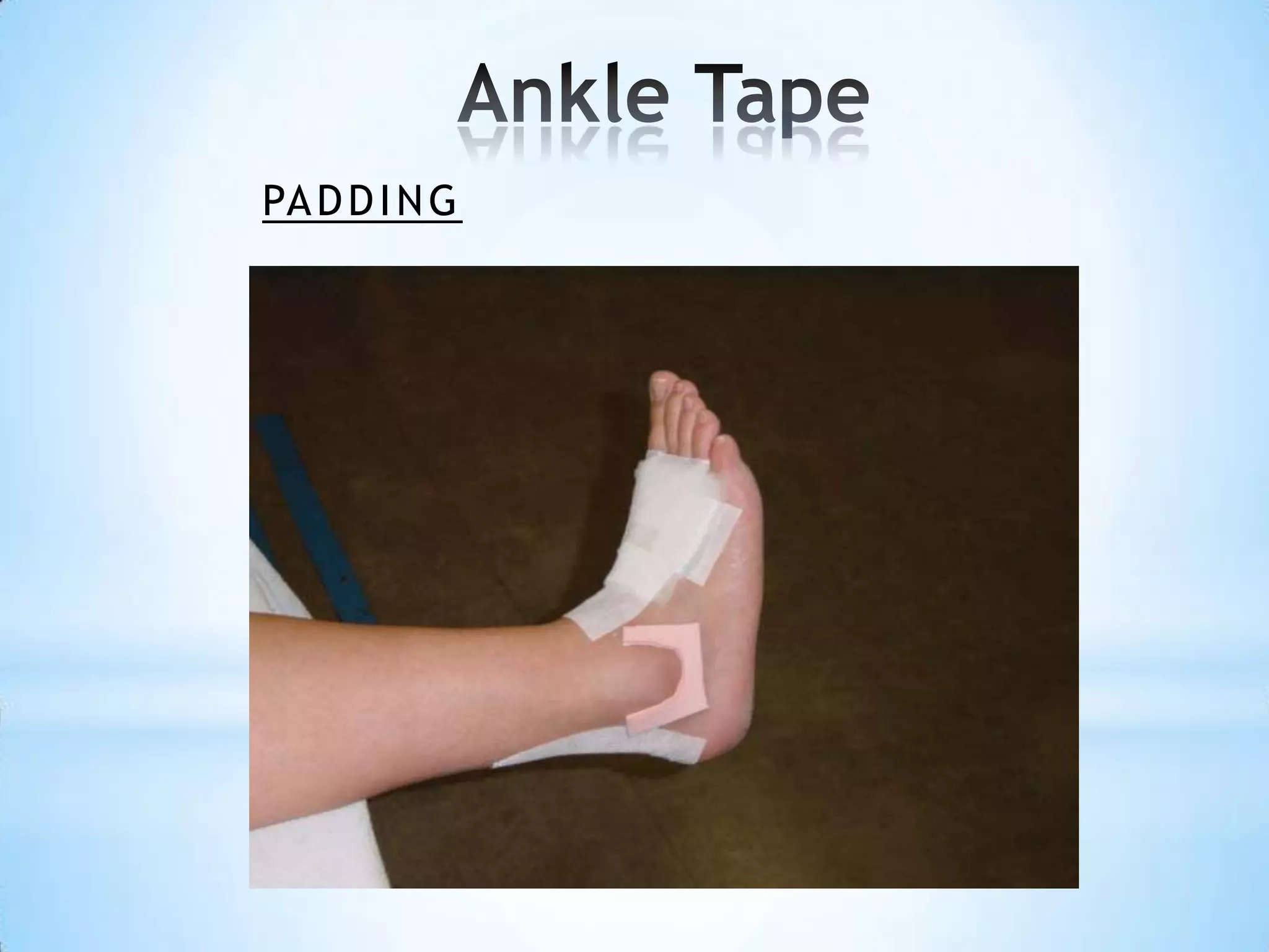 Basic principles of taping techniques - Mr. Marc Lievens | PPTX