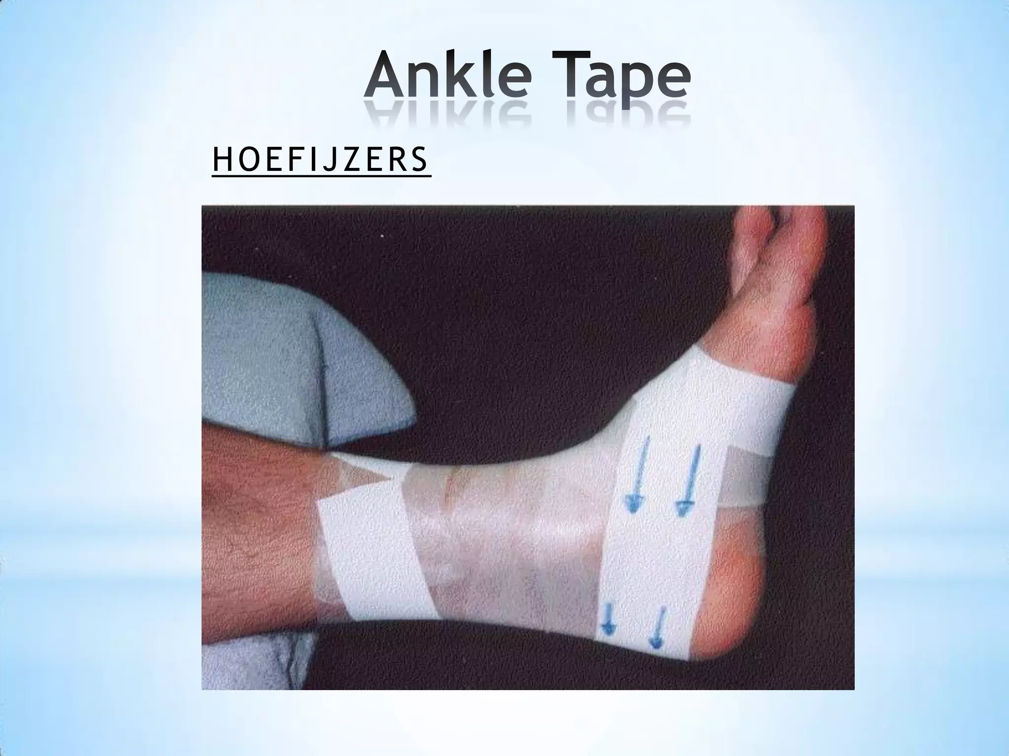 Basic principles of taping techniques - Mr. Marc Lievens | PPTX