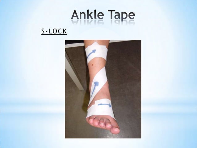 Basic principles of taping techniques - Mr. Marc Lievens | PPTX