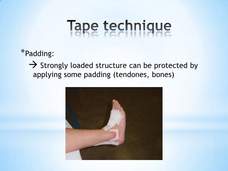 Basic principles of taping techniques - Mr. Marc Lievens