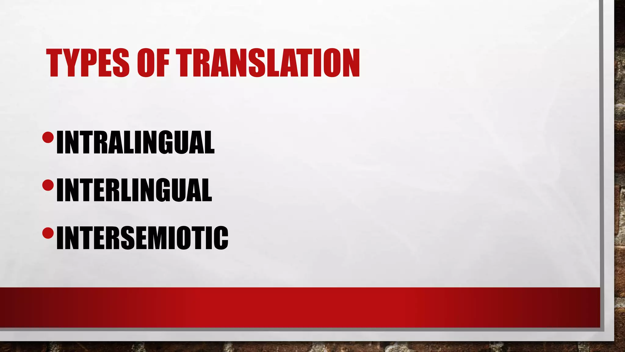 Basic principles of translation | PPTX