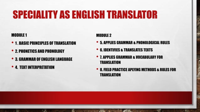Basic principles of translation | PPTX