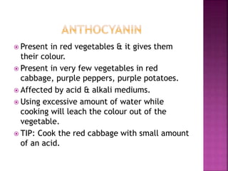 Basic principles of vegetables cookery | PPTX