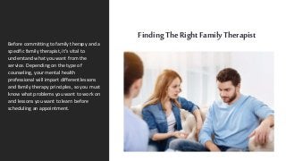 Basic Principles & Techniques of Family Therapy | PPTX