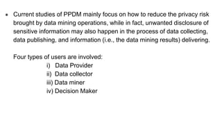 Basic principles to information privacy in data mining & data warehouse ...
