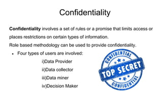 Basic principles to information privacy in data mining & data warehouse ...
