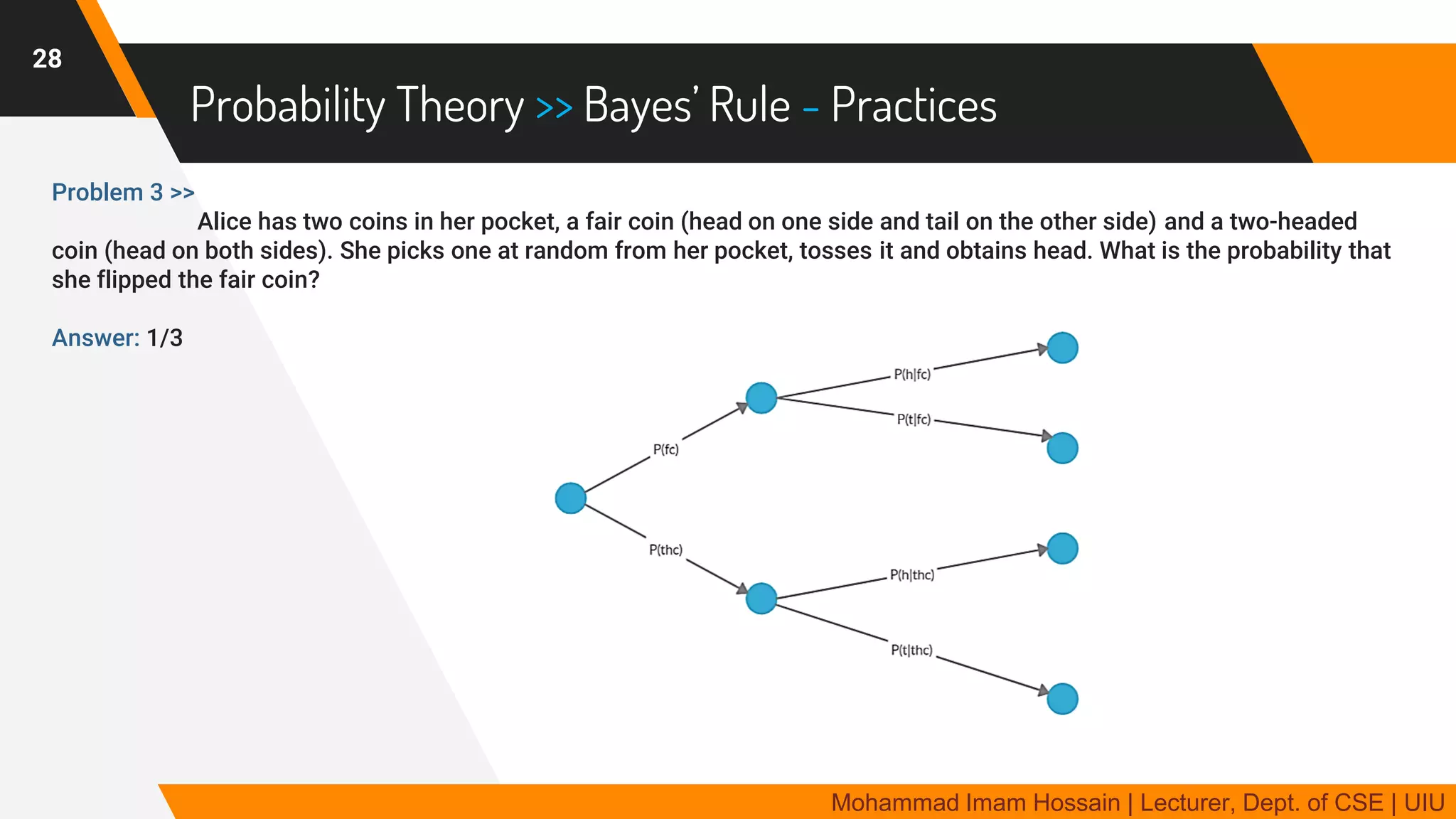 AI 8 | Probability Basics, Bayes' Rule, Probability Distribution | PDF