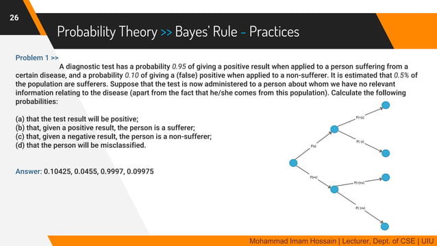 AI 8 | Probability Basics, Bayes' Rule, Probability Distribution | PDF