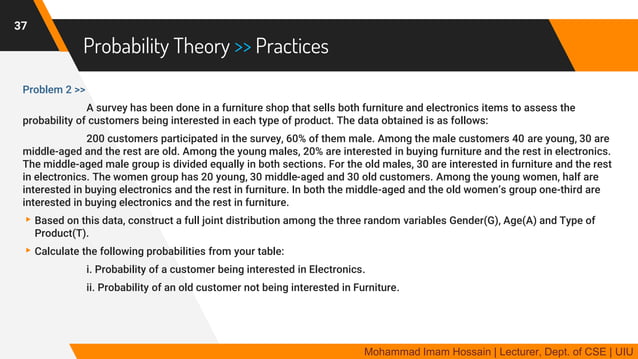 AI 8 | Probability Basics, Bayes' Rule, Probability Distribution | PDF