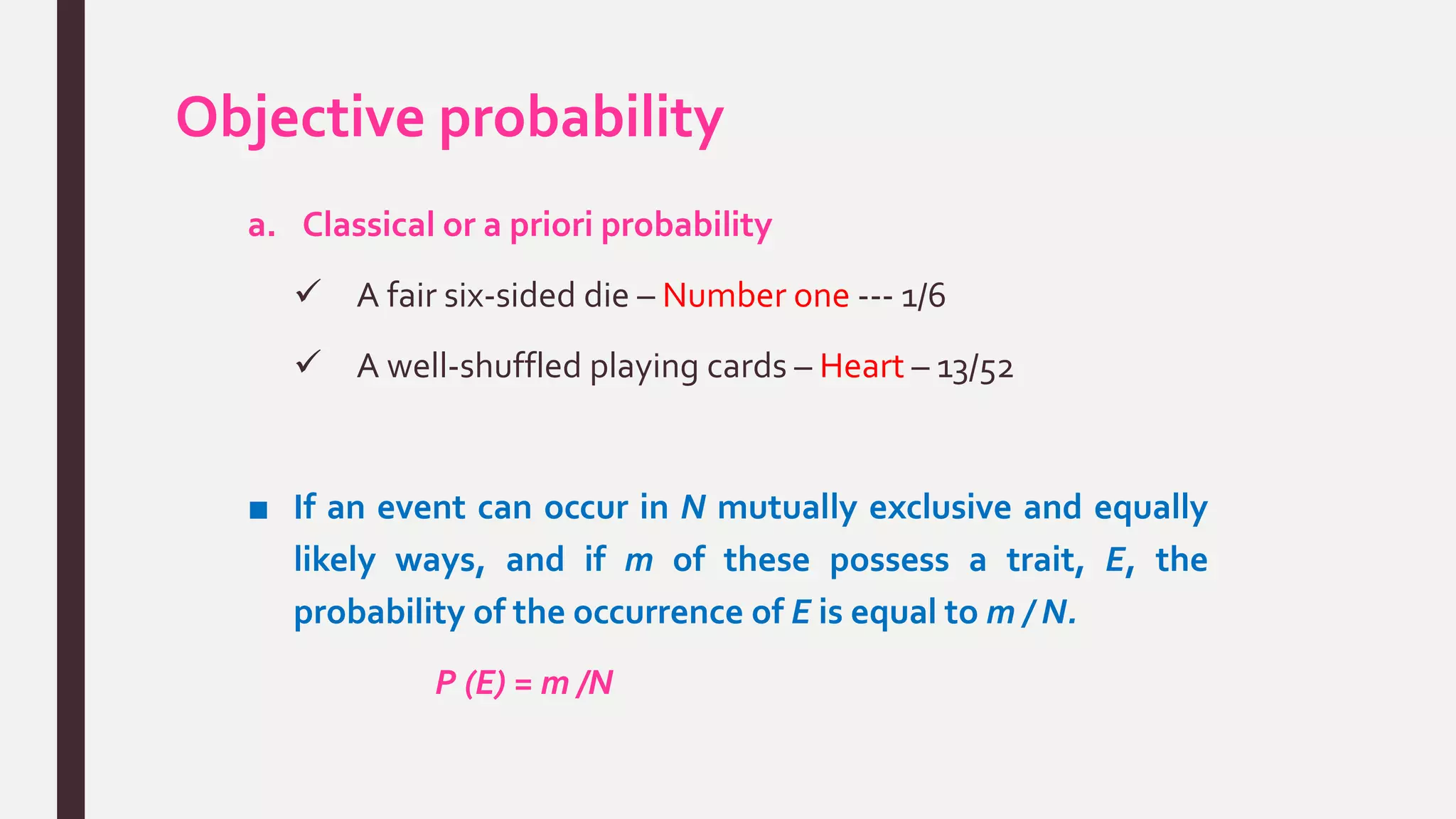 Basic probability concept | PPTX