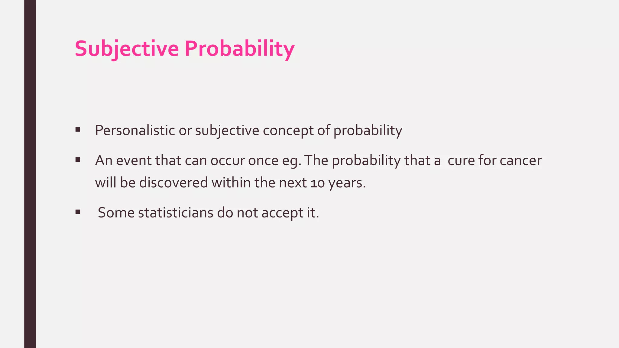 Basic probability concept | PPTX