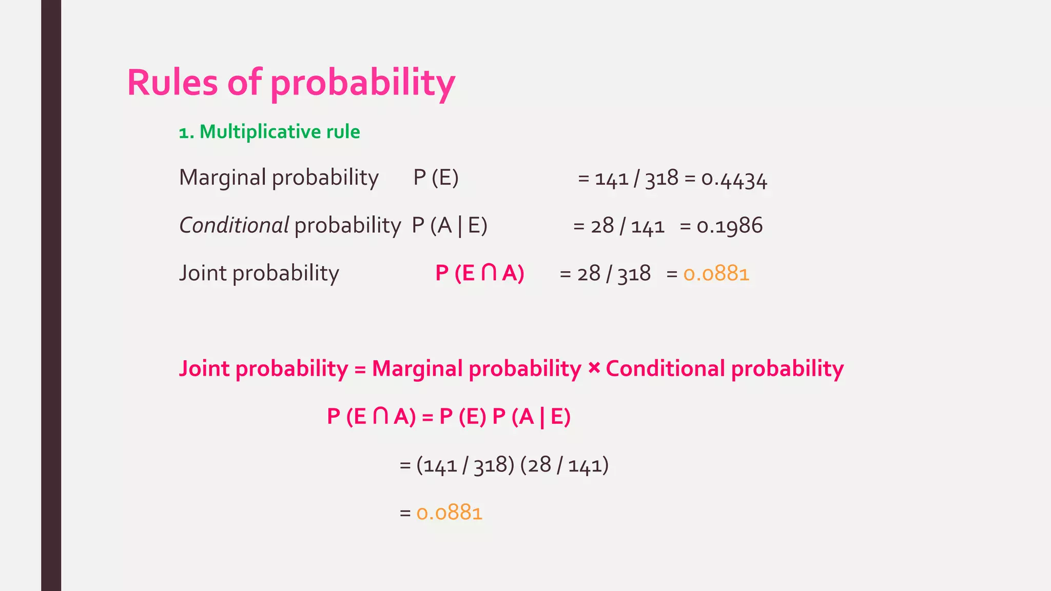 Basic probability concept | PPTX