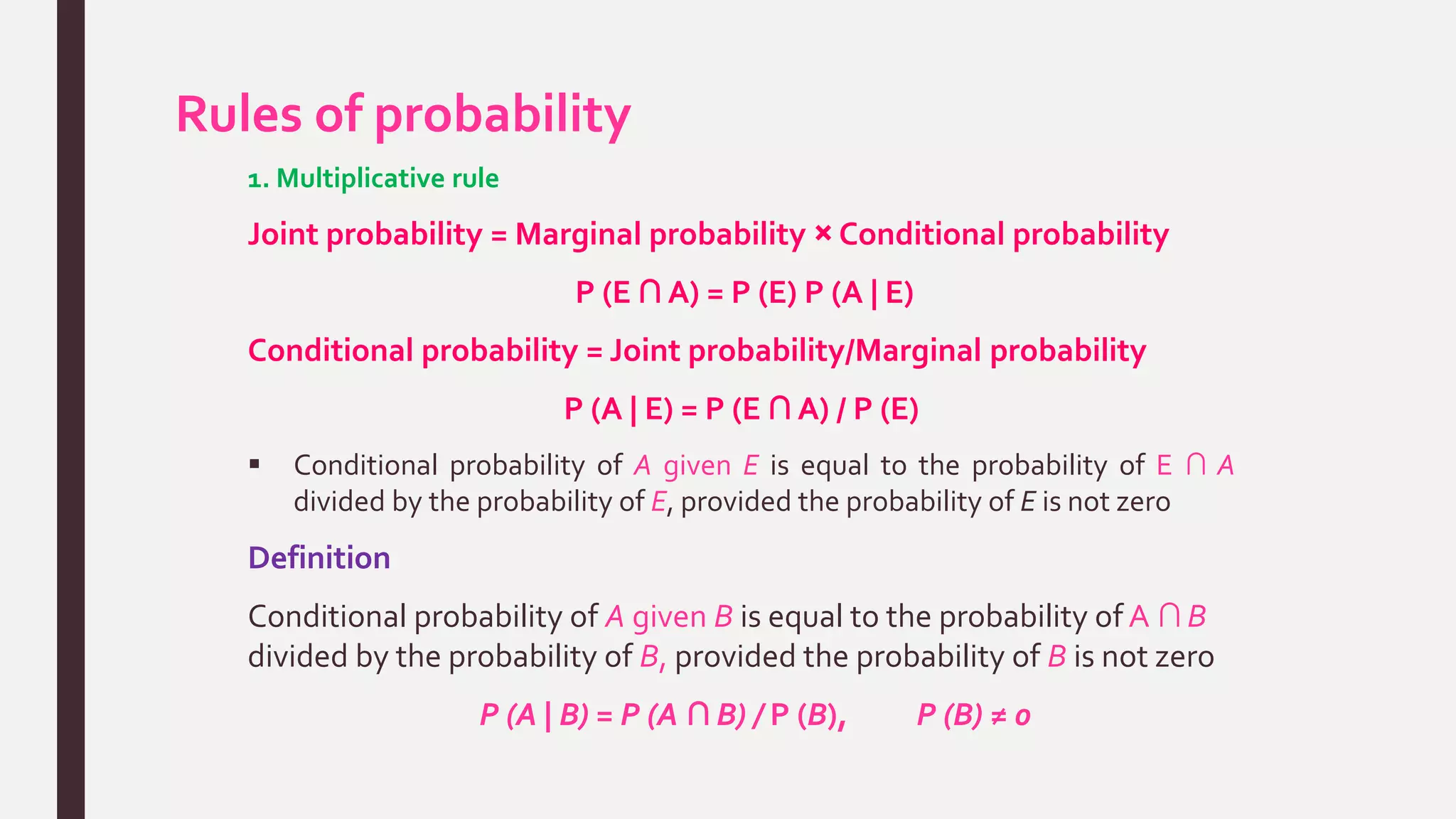 Basic probability concept | PPTX