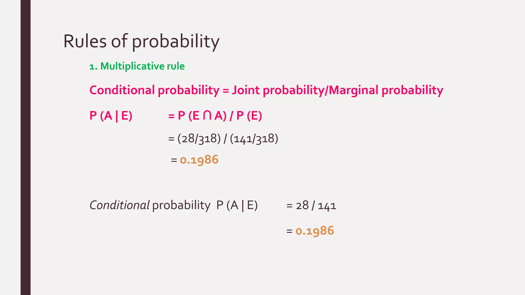 Basic probability concept | PPTX