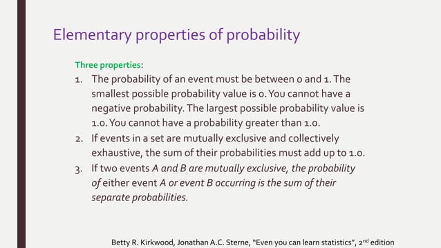 Basic probability concept | PPTX | Physics | Science