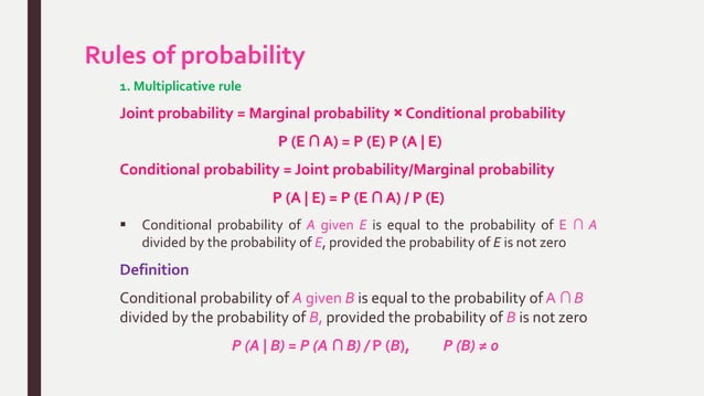 Basic probability concept | PPTX | Physics | Science