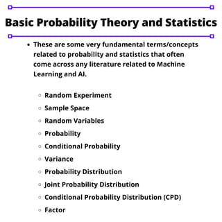 Basic probability theory and statistics | PDF