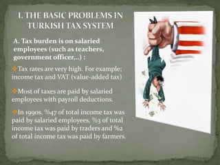Basic Problems In Turkish Tax System | PPTX