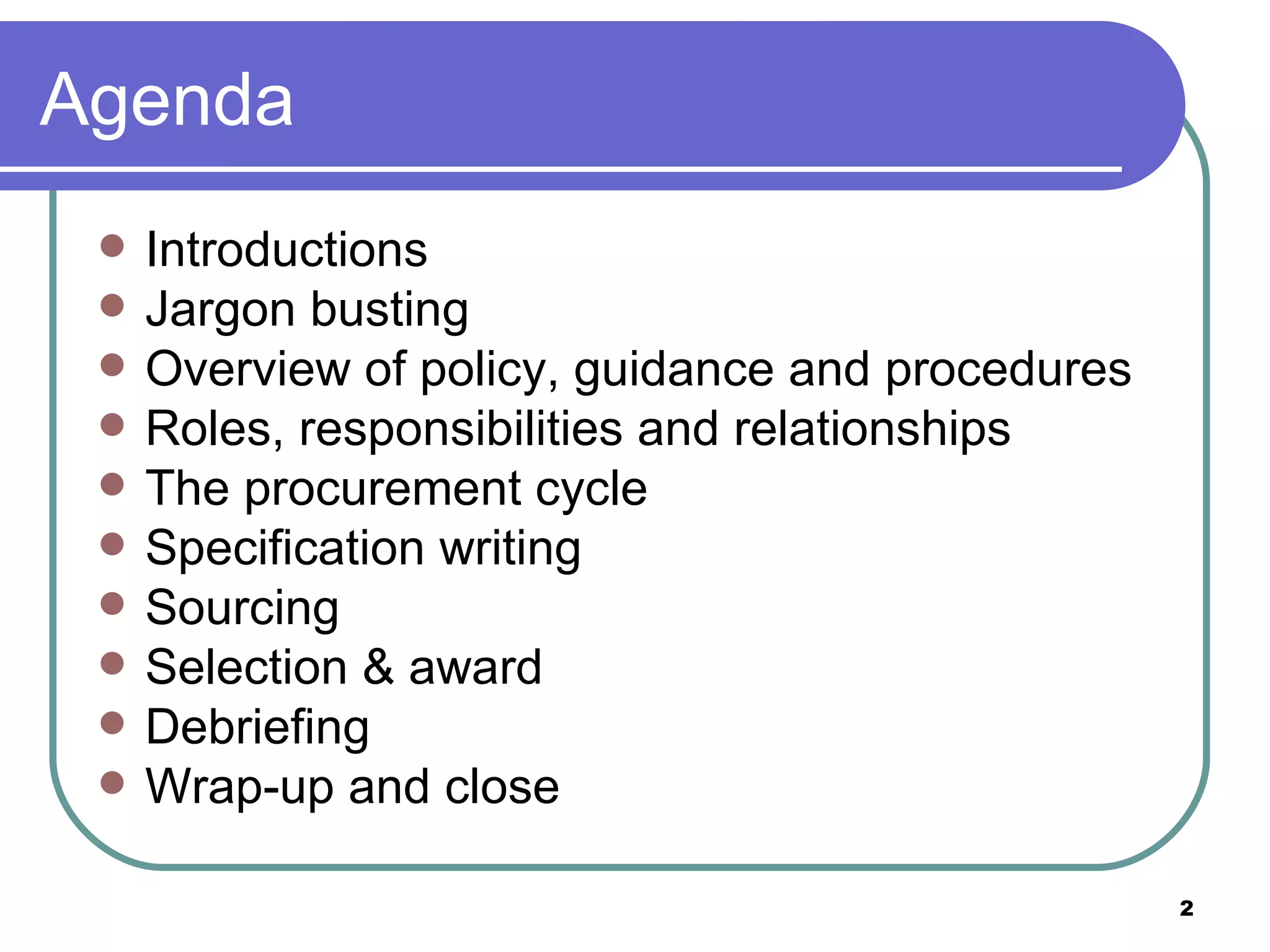 Basic procurement training | PPT