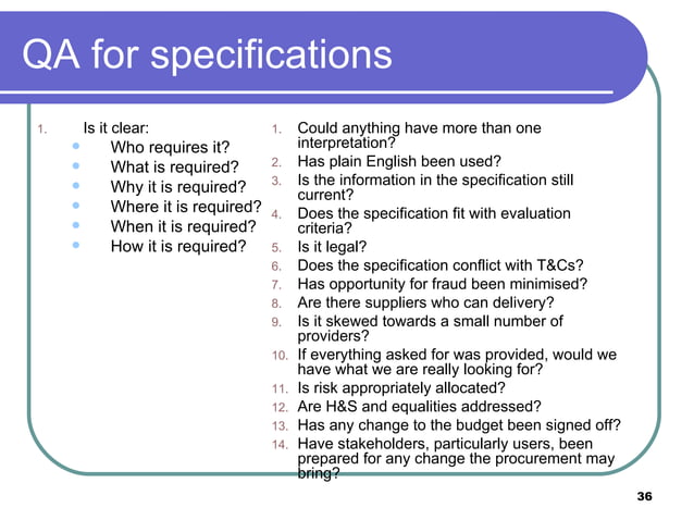 Basic procurement training | PPT