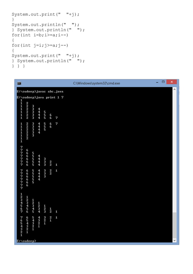 Basic program in java | PDF
