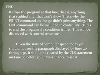 Basic programming | PPT