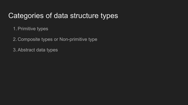 Basic programming and data structure | PPT