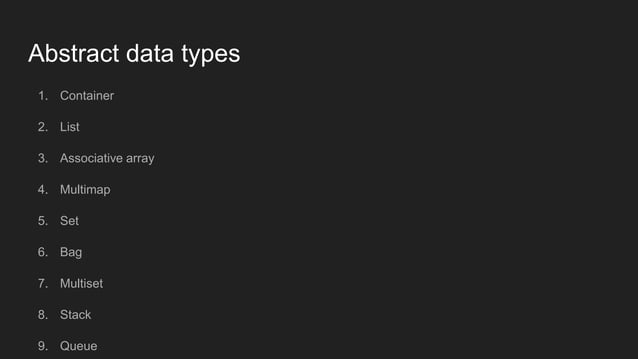 Basic programming and data structure | PPT