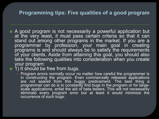 Basic programming concepts | PPTX